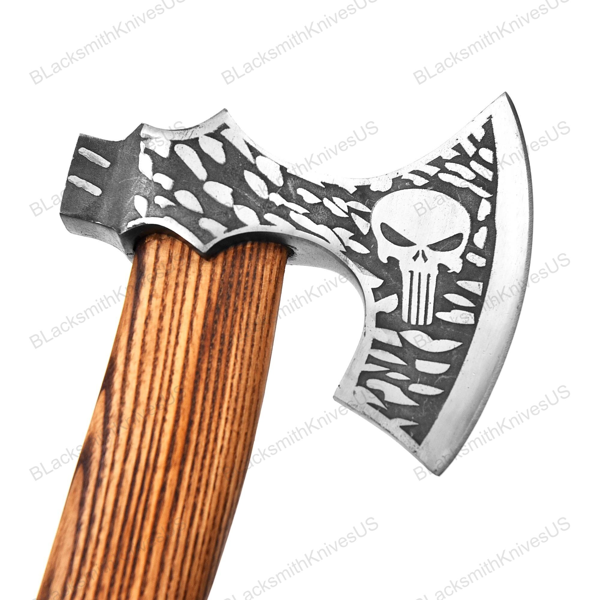 Throwing Viking Axe, Engraved Throwing Axe Camping Hatchet, Boyfriend ...