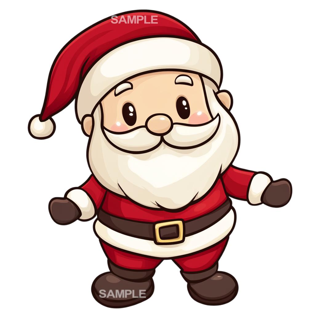 Art Santa Claus Clipart - Festive PNG Graphics for Holiday Projects ...