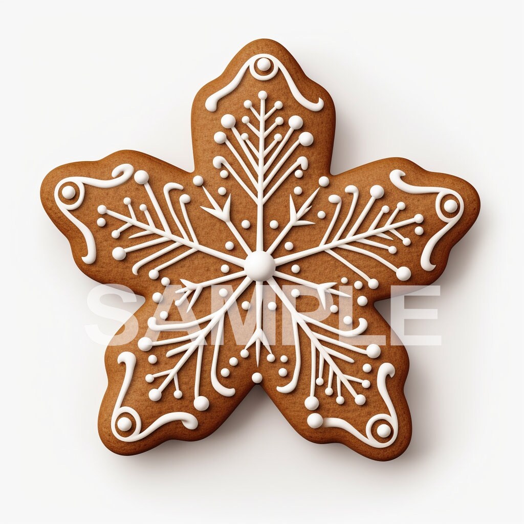 Gingerbread Cookies Bundle Clipart - PNG Format - Etsy