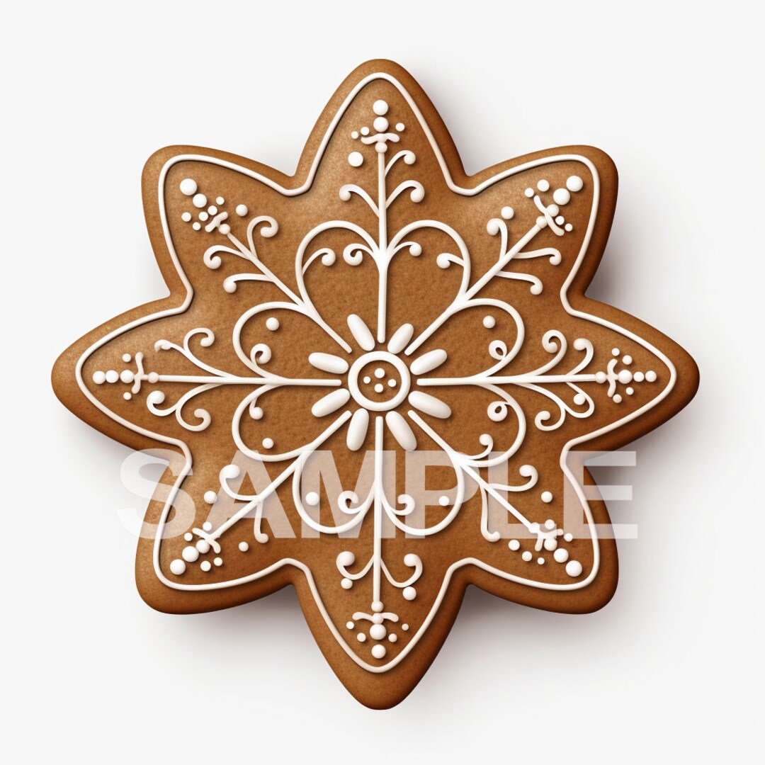 Gingerbread Cookies Bundle Clipart - PNG Format - Etsy