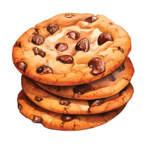 50 Watercolor Cookie Clipart Bundle - PNG Format - Etsy