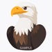 Bald Eagle Clipart PNG - Instant Download, Wildlife Graphic Design ...