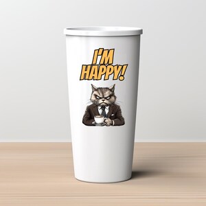 I'm Happy Grumpy Cat clipart PNG - Etsy