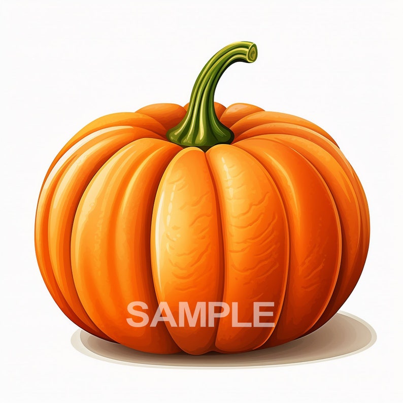 Pumpkin Clipart HD PNG Format, Commercial Use Approved - Etsy