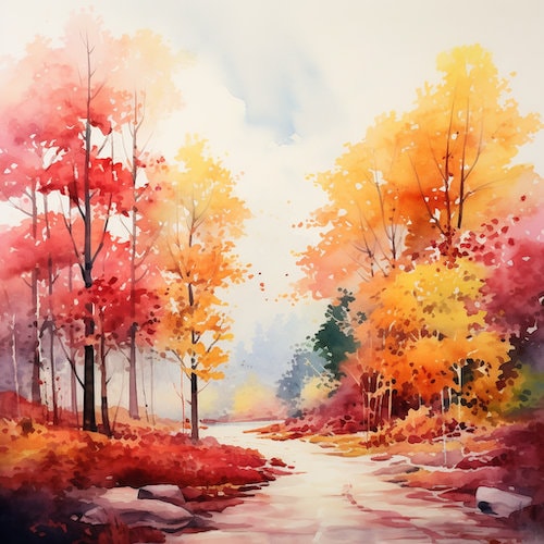 20 Water Color Fall / Autumn Illustrations - Etsy