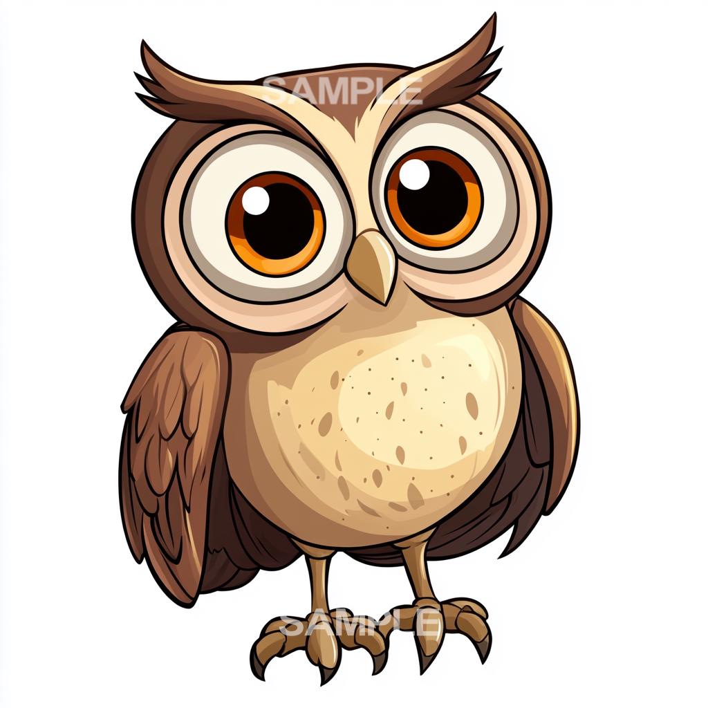 Cute Owl Clipart -PNG - Etsy