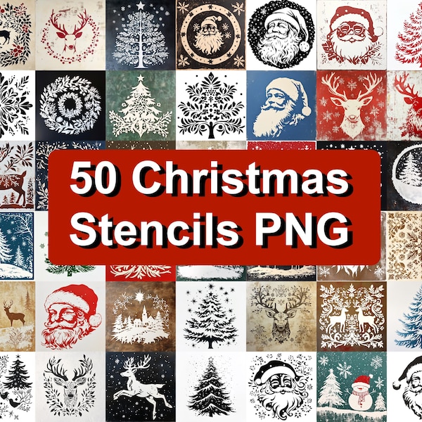 Holiday Stencils - Etsy