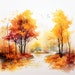 20 Water Color Fall / Autumn Illustrations - Etsy