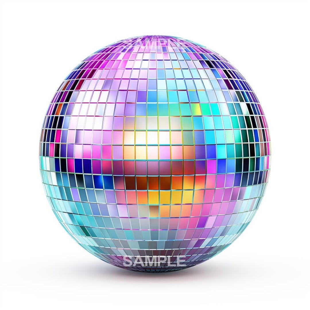 Sparkling Disco Ball Clipart – PNG Digital Download - Etsy