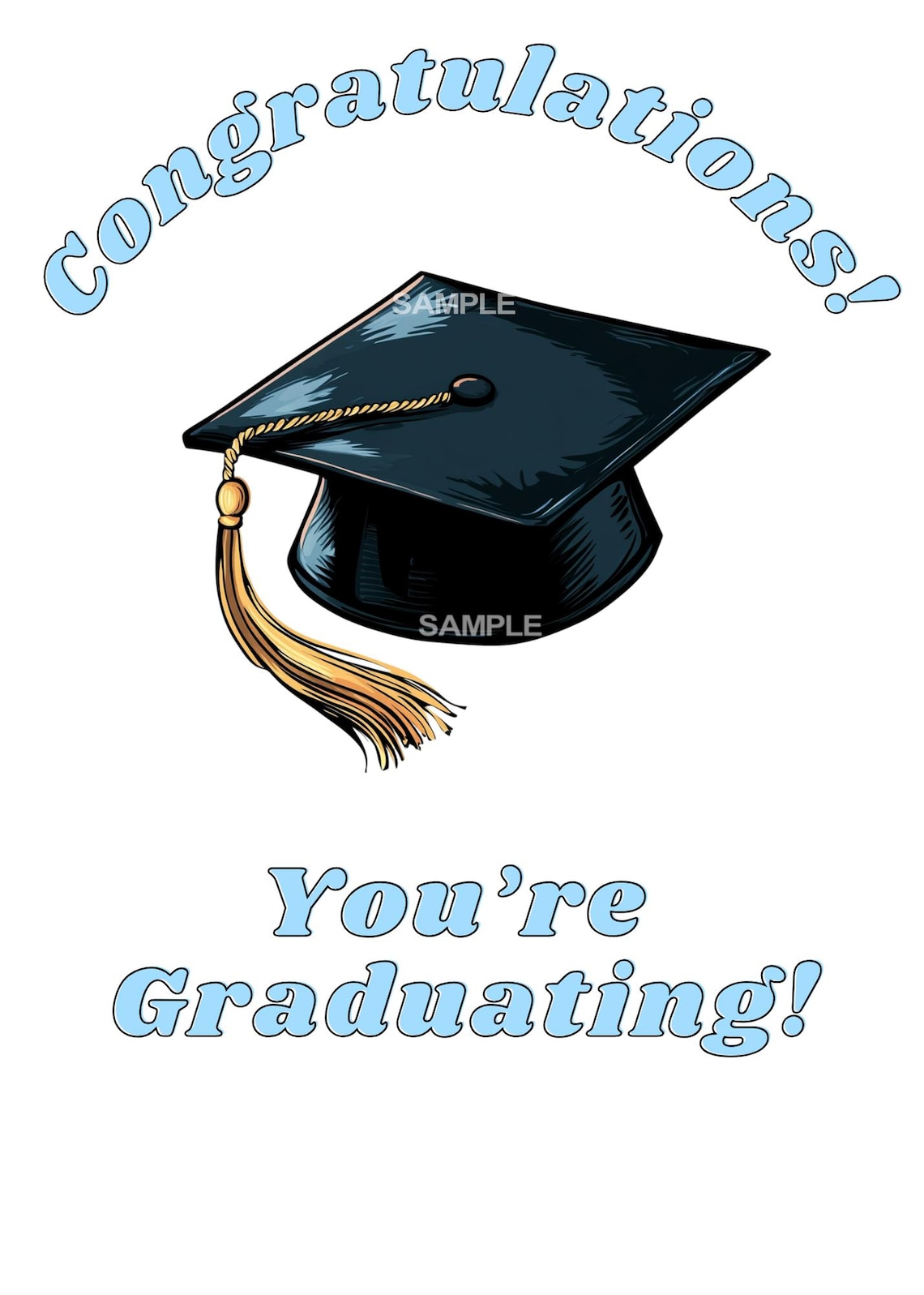 Graduation Hat Clipart | Graduation Cap PNG - Digital Download for ...