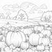 10 Halloween / Pumpkin Patches Coloring Pages for Kids - Etsy