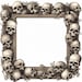 10 Skeleton Frames - Skull Frames - Digital Images - Etsy