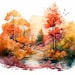 20 Water Color Fall / Autumn Illustrations - Etsy