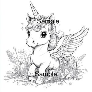 Coloring Pages: 20 Cute Unicorn Designs for Kids, Fun and Creative ...