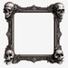 10 Skeleton Frames - Skull Frames - Digital Images - Etsy