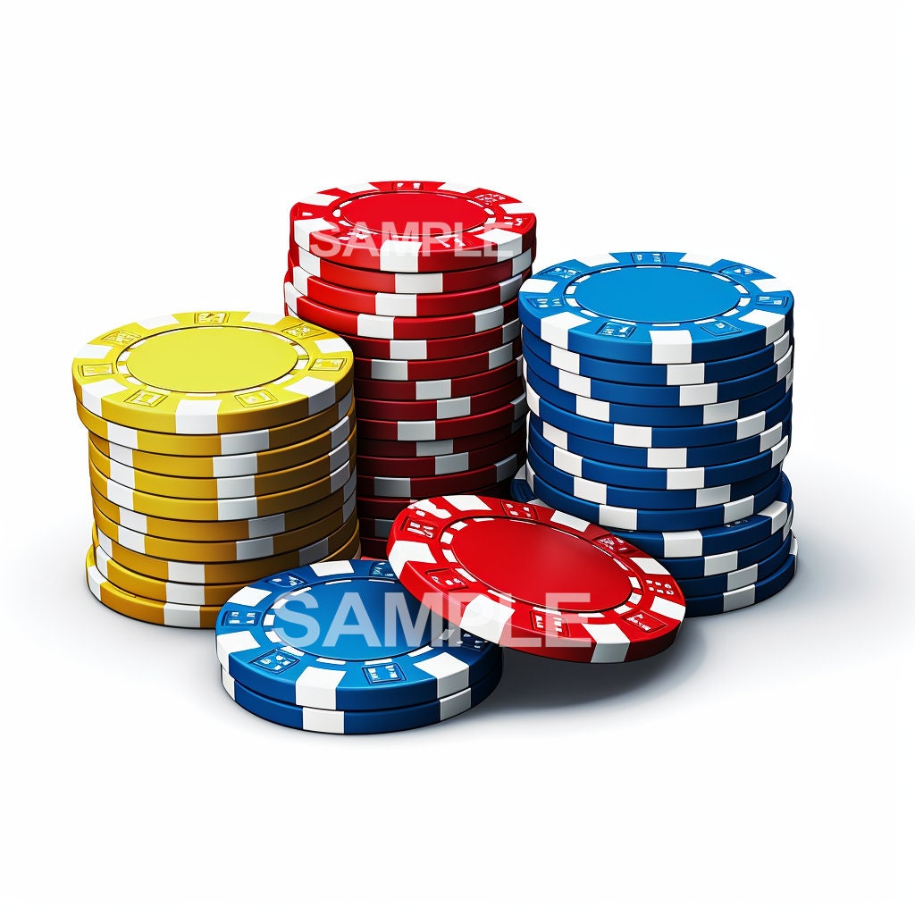 Poker Chips Clipart - PNG - Etsy