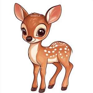 Clipart: 10 Cute Baby Animals PNG - Adorable Animal Illustrations for ...