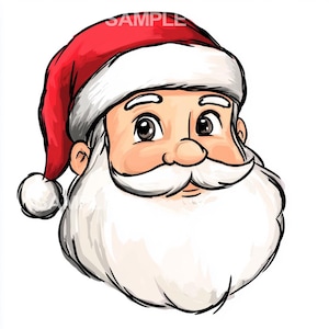10 Santa Claus Bundle Clipart, Holiday PNG Graphics, Christmas Digital ...
