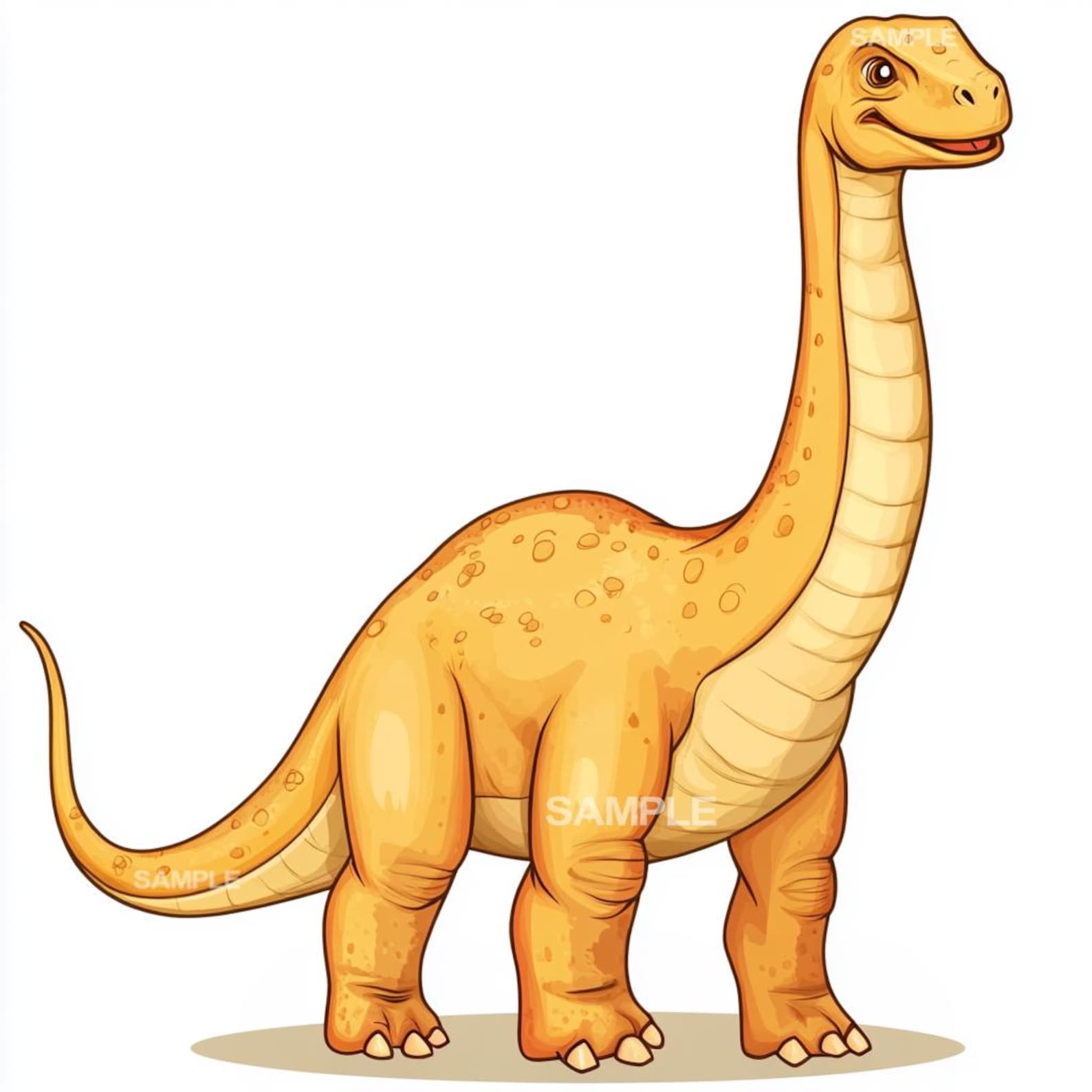 Brontosaurus Clipart - Dinosaur Clipart - PNG Format - Etsy