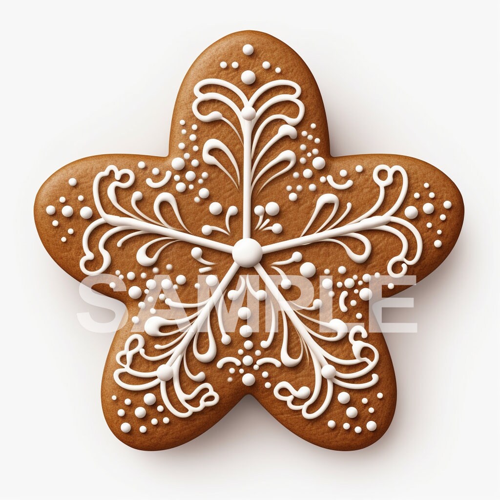 Gingerbread Cookies Bundle Clipart - PNG Format - Etsy