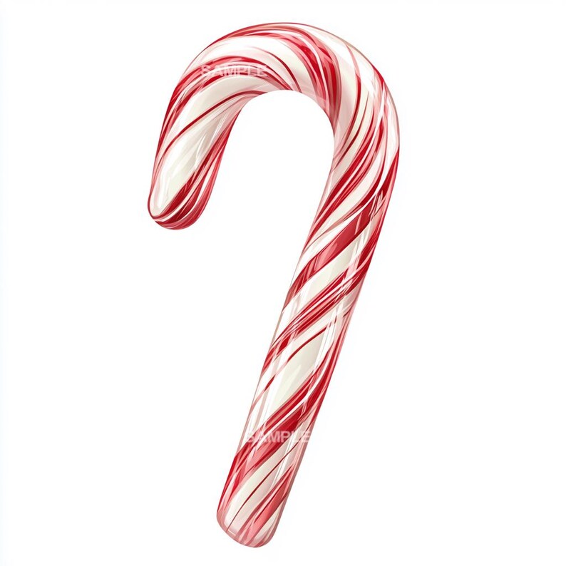 50 Candy Cane Clipart - Festive PNG Graphics for Holiday Design ...