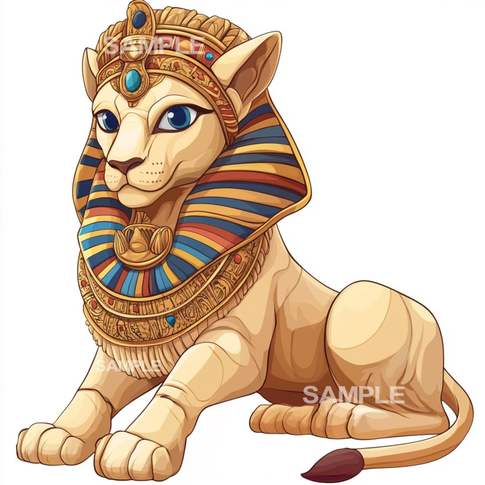 Sphinx - Egyptian Sphinx Statue | Ancient Egyptian Graphics, Digital ...