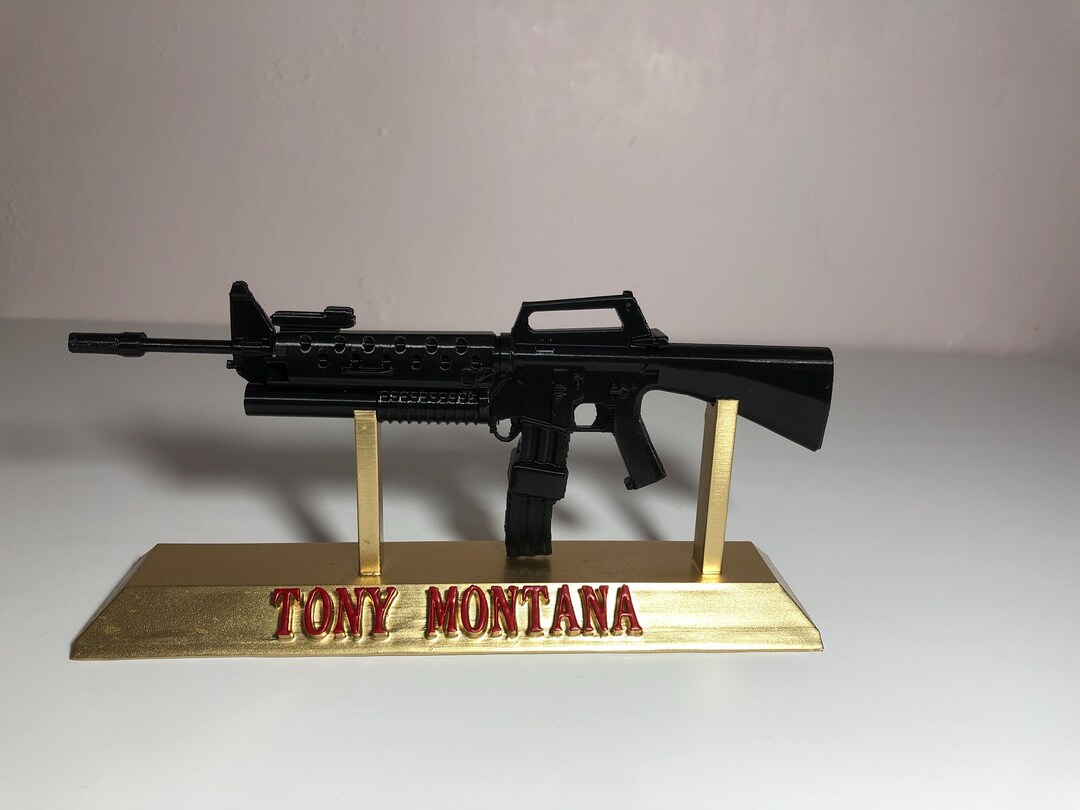 Tony Montana Gun Tony Montana Gun Figure Scarface Figure Al Pacino Gun ...