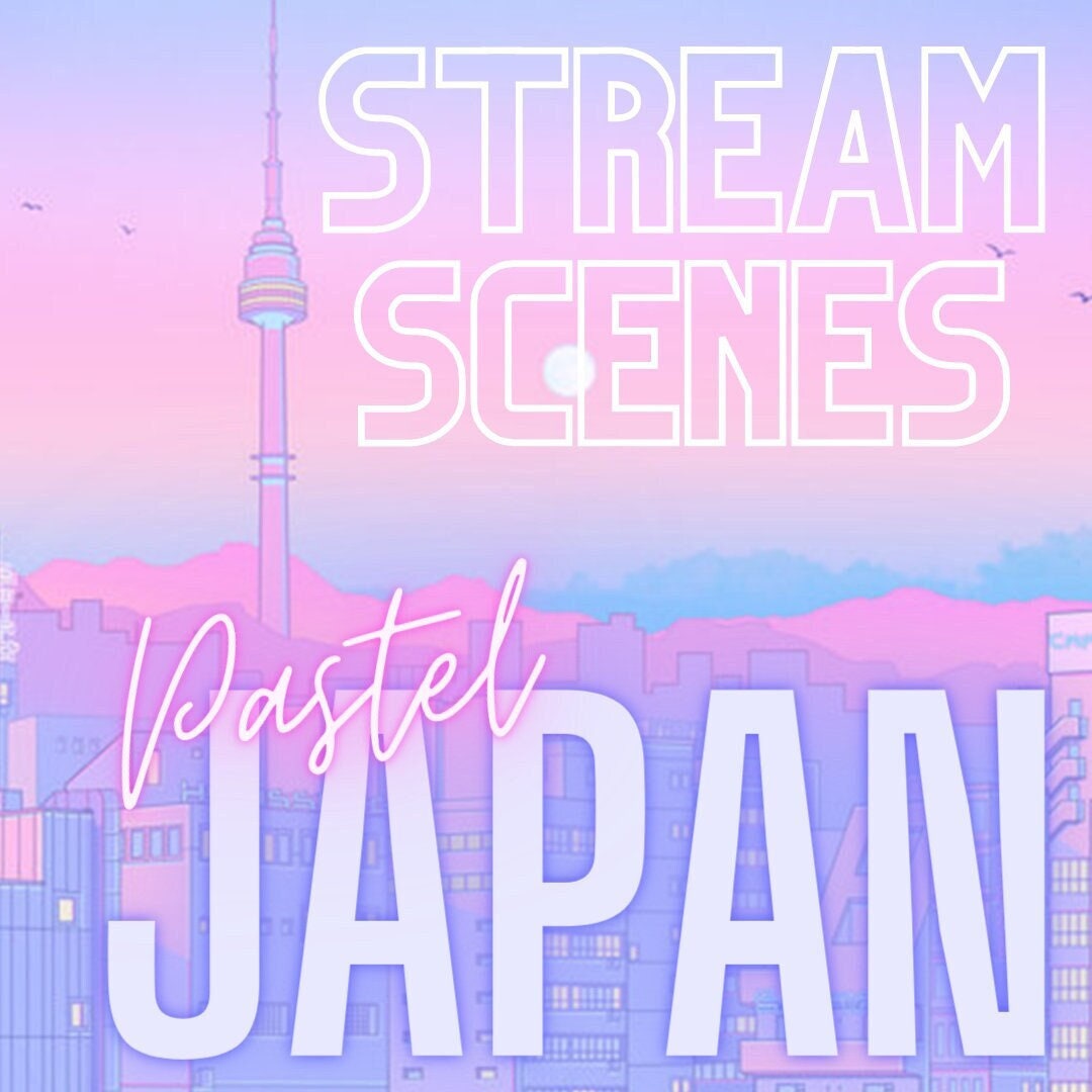 Animated Stream Scenes Pastel Japan - Etsy