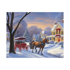 Riding in a Winter Wonderland, Available in 110, 252, 500, and 1,014 ...