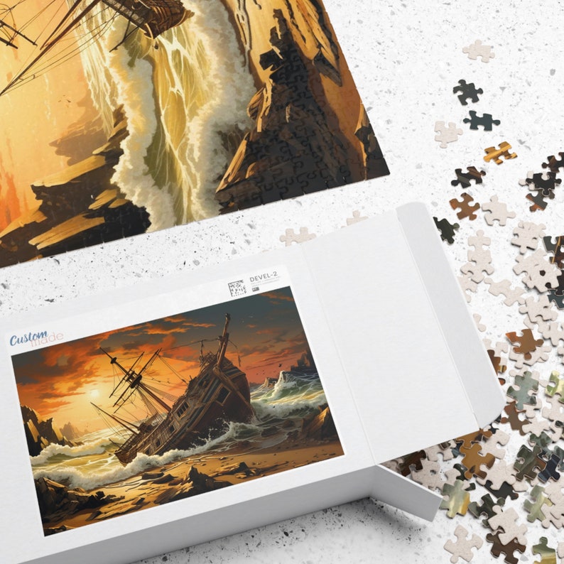 Shipwreck off the Coast, Available in 110, 252, 500, and 1,014 Pieces ...