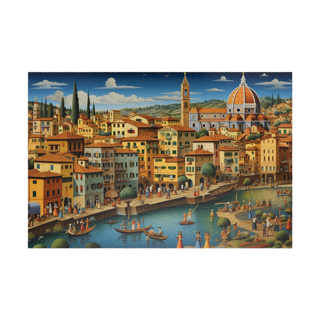 A Day in Firenze, Available in 110, 252, 500, and 1,014 Pieces, Family ...