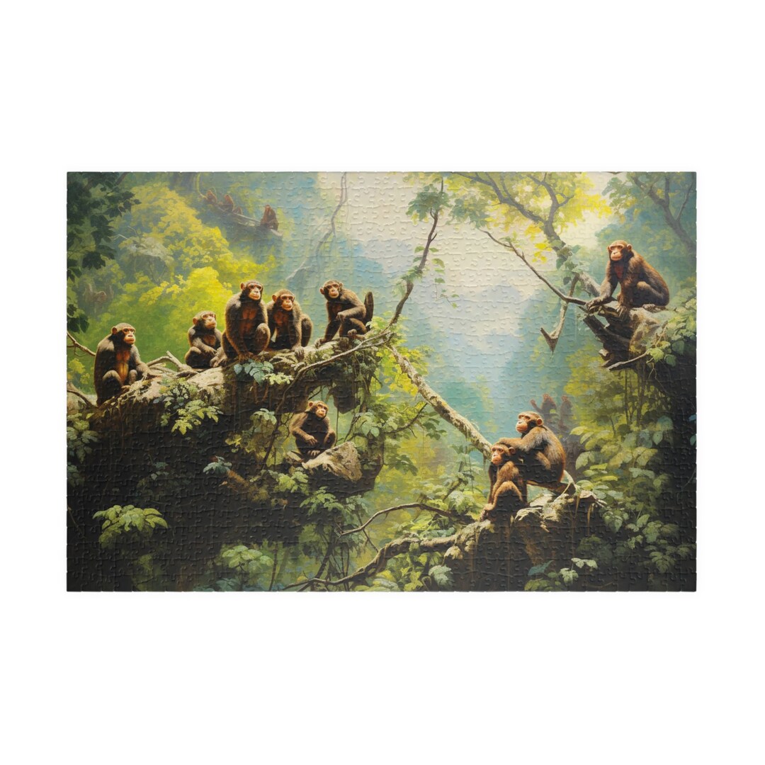Enchanted Jungle Monkeys, Available in 110, 252, 500, and 1,014 Pieces ...