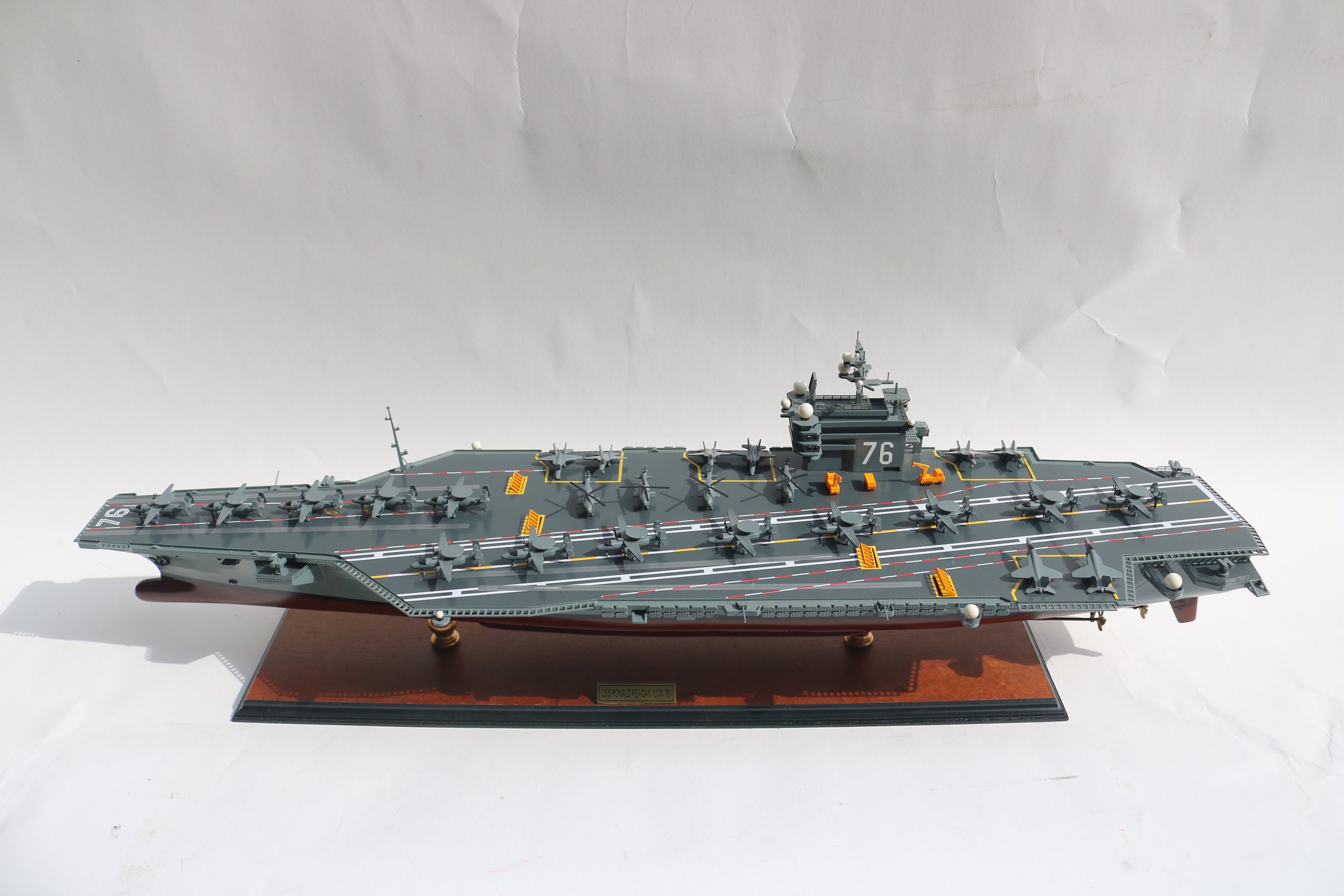 USS Ronald Reagan / Handmade / Compass Models - Etsy