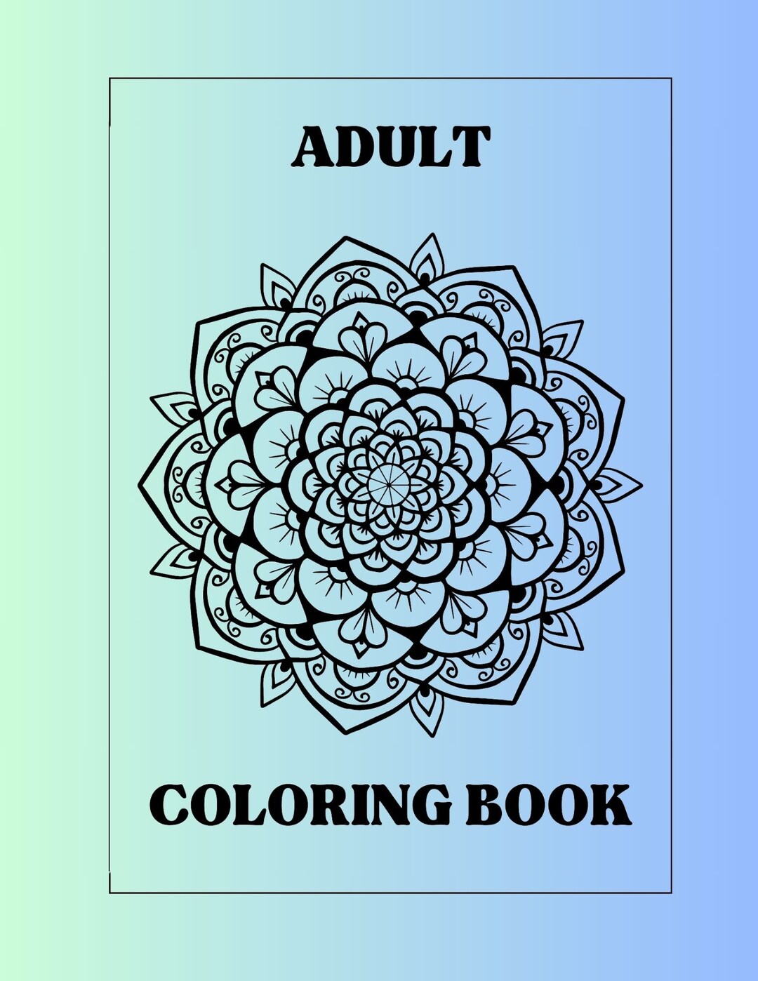 Adult Color Book Digital Download - Etsy