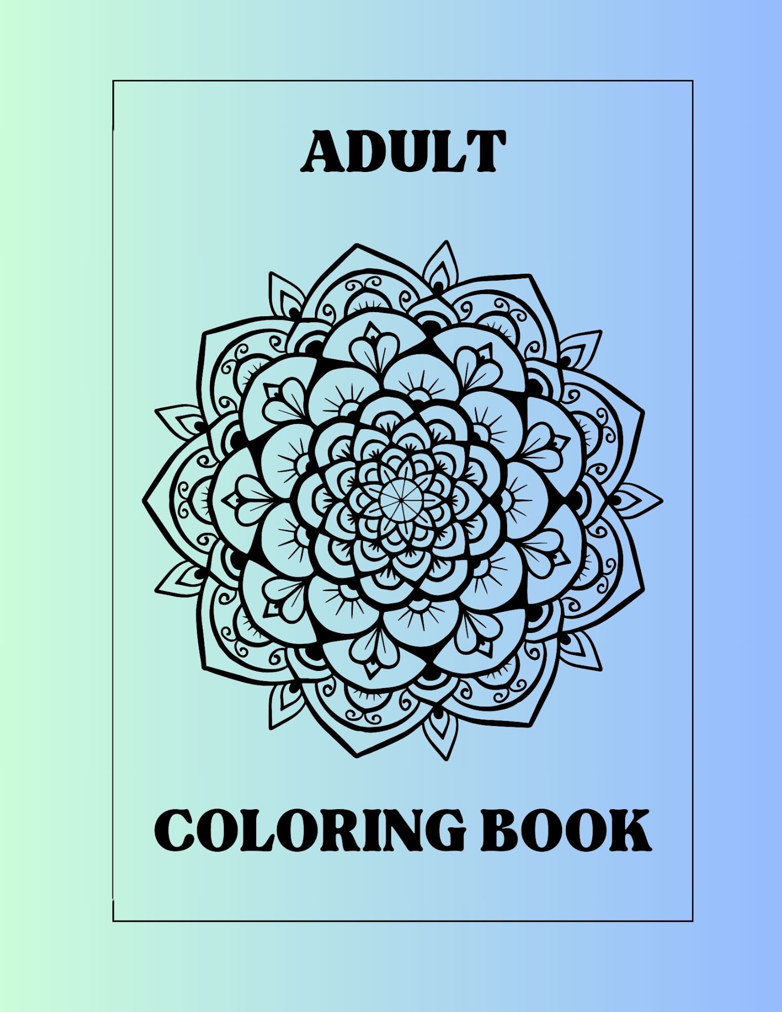 Adult Color Book Digital Download - Etsy