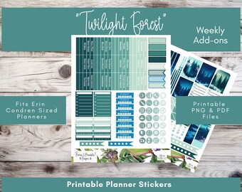 Planner Sticker Weekly Kit Printable Template Digital Sticker - Etsy