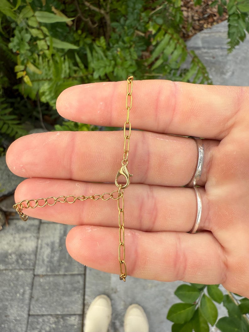 Gold Ocean Pendant Necklace – Coastal Beach Pendant, Minimalist Ocean ...