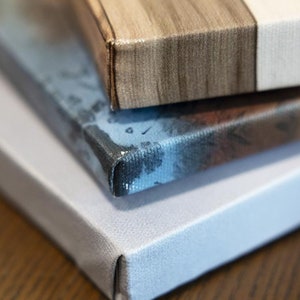 Textured Art Paper Mache Effect, Mountains at Sunset Canvas Art ...