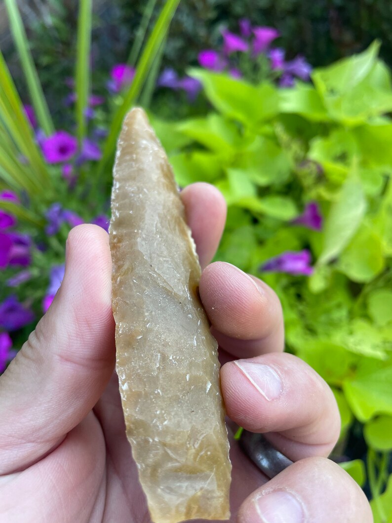 Arrowhead Point - Stone Arrowhead - Flintknapped Arrowhead - Homemade ...