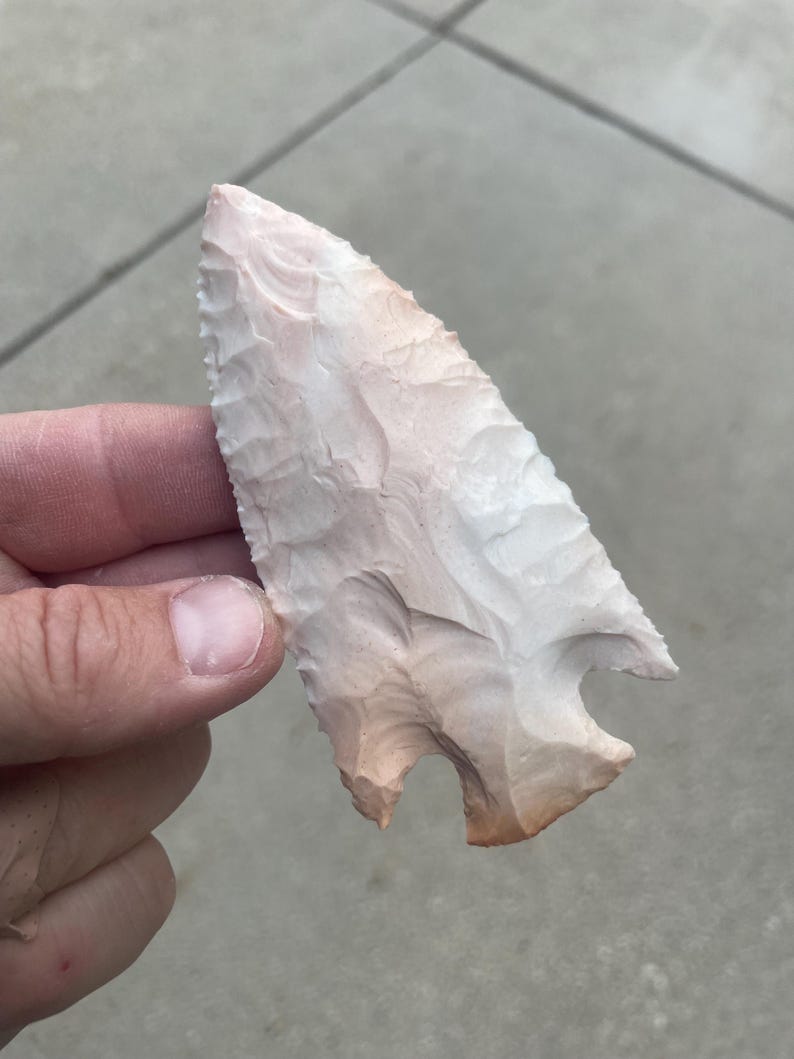 Smith Arrowhead - Stone Arrowhead - Flintknapped Arrowhead - Homemade ...
