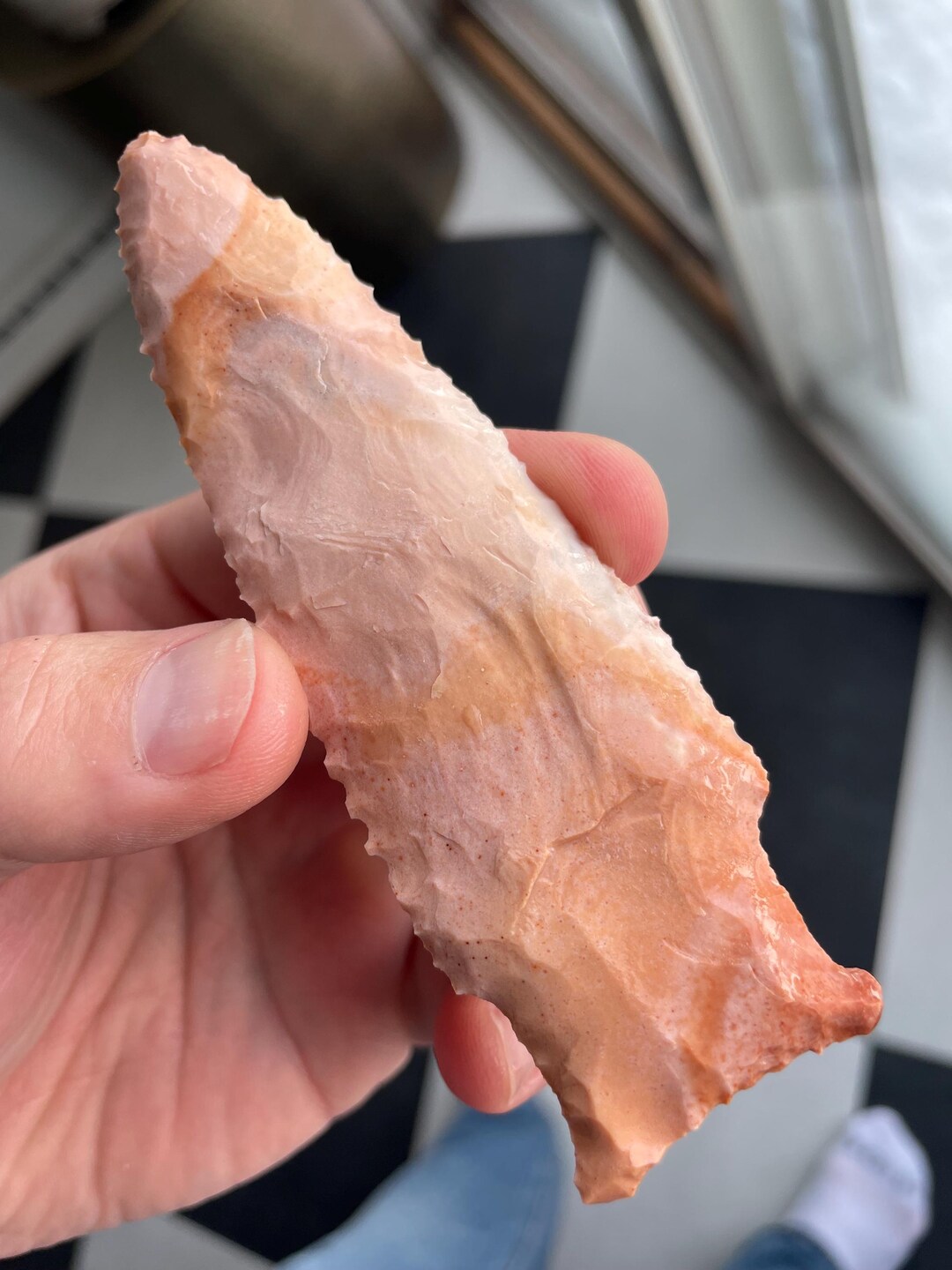Arrowhead Point Dalton Paleo - Stone Arrowhead - Flintknapped Arrowhead ...