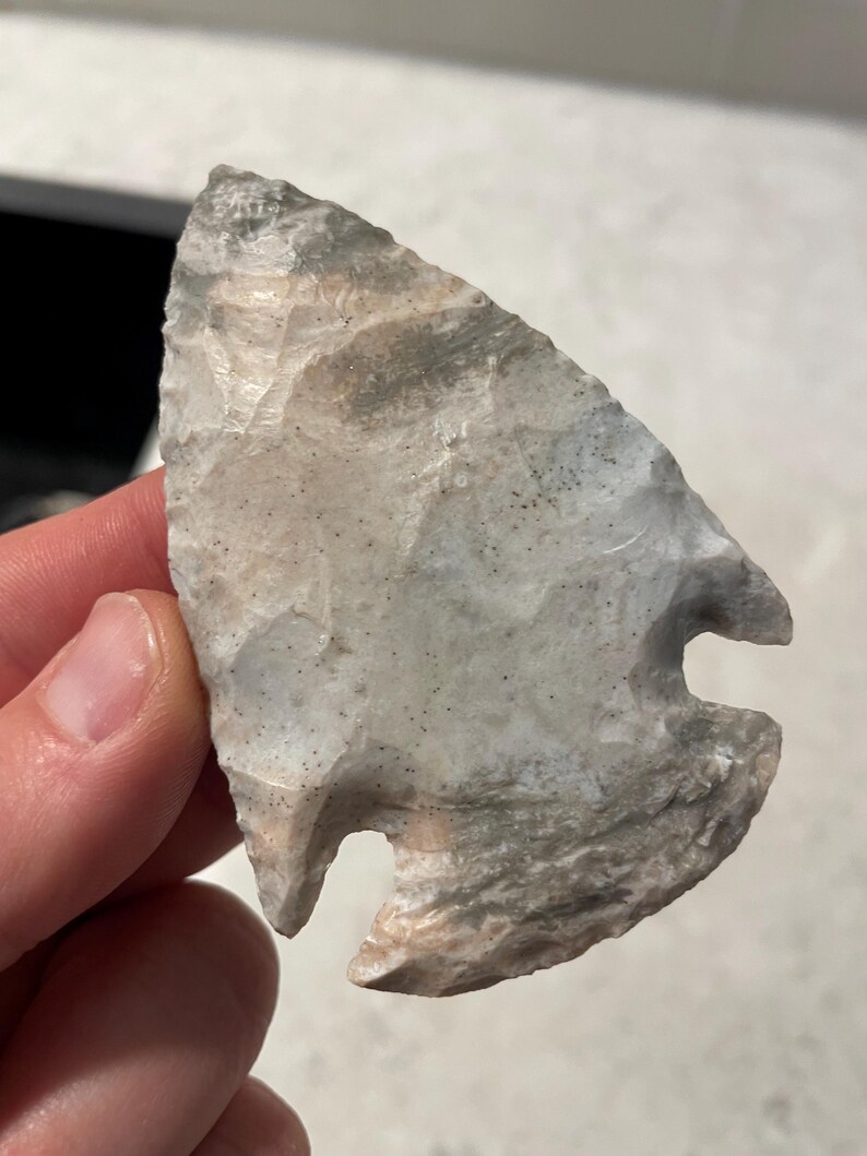 Arrowhead Point (snyders) - Stone Arrowhead - Flintknapped Arrowhead ...