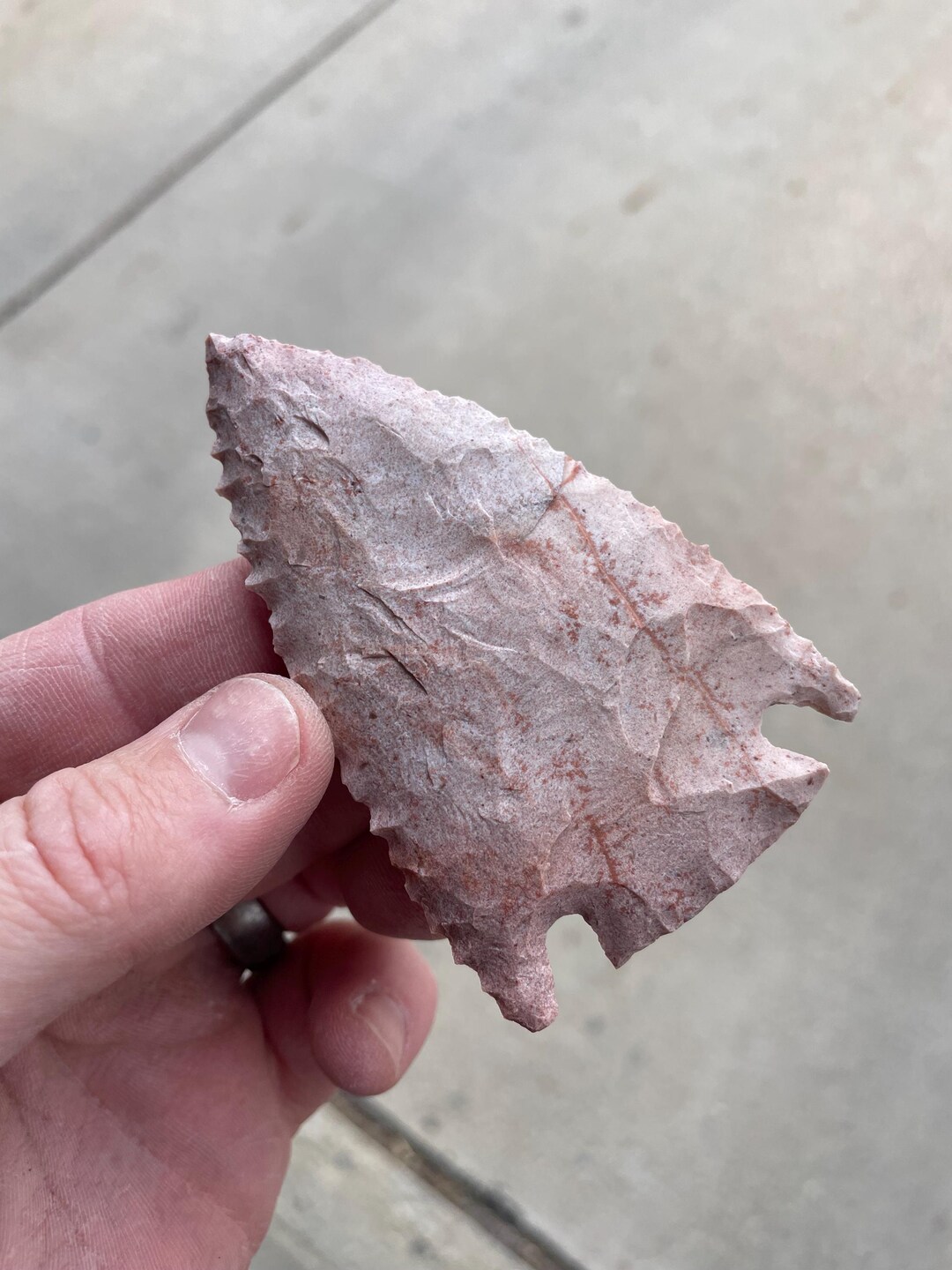 Arrowhead Point - Stone Arrowhead - Flintknapped Arrowhead - Homemade ...