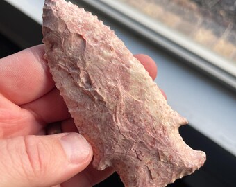 Arrowhead Point Dalton Serrated - Stone Arrowhead - Flintknapped ...