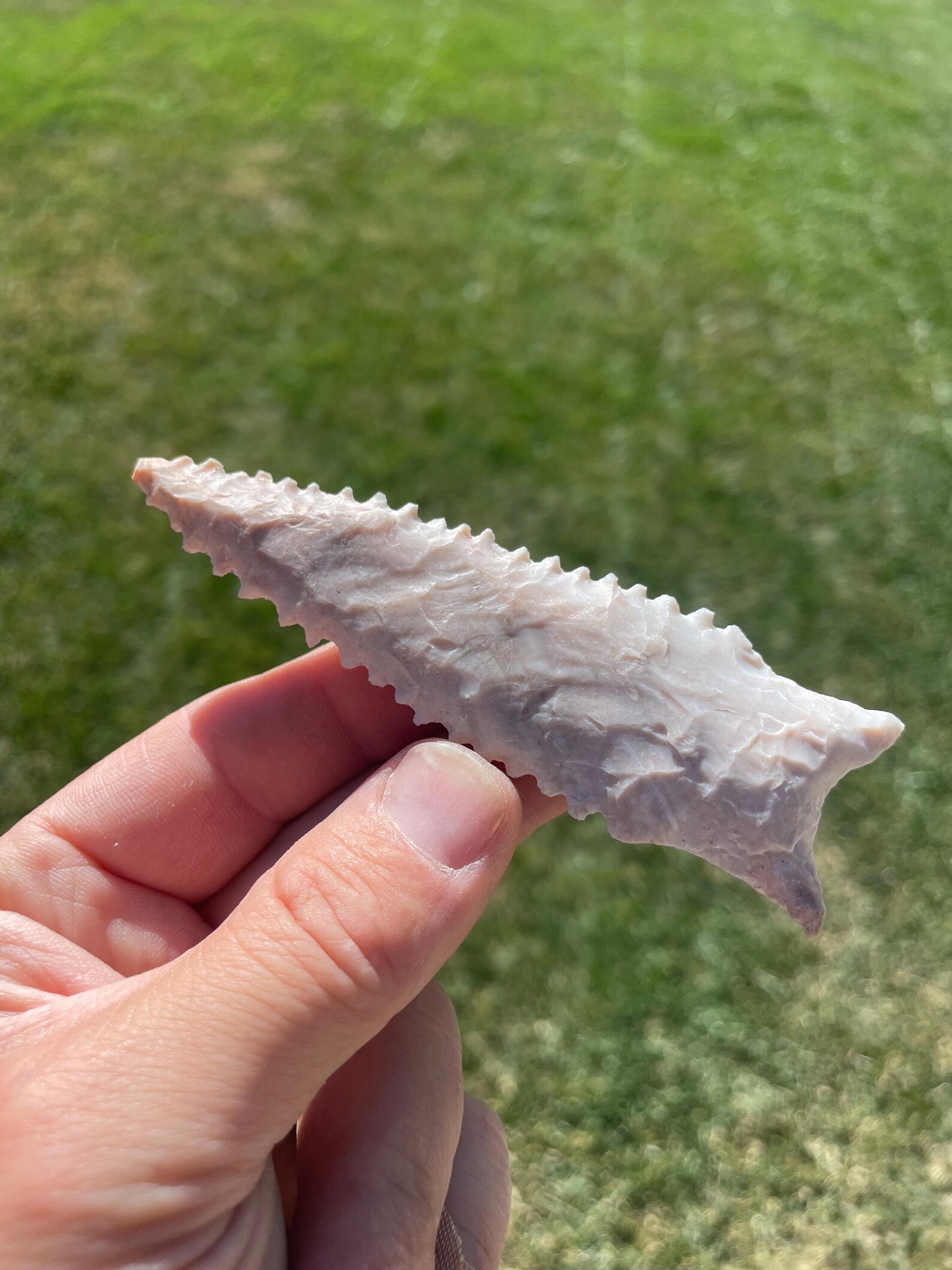 Arrowhead Point Dalton Serrated - Stone Arrowhead - Flintknapped ...