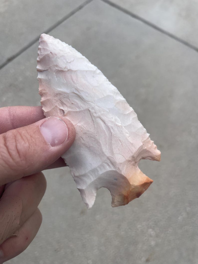 Smith Arrowhead - Stone Arrowhead - Flintknapped Arrowhead - Homemade ...
