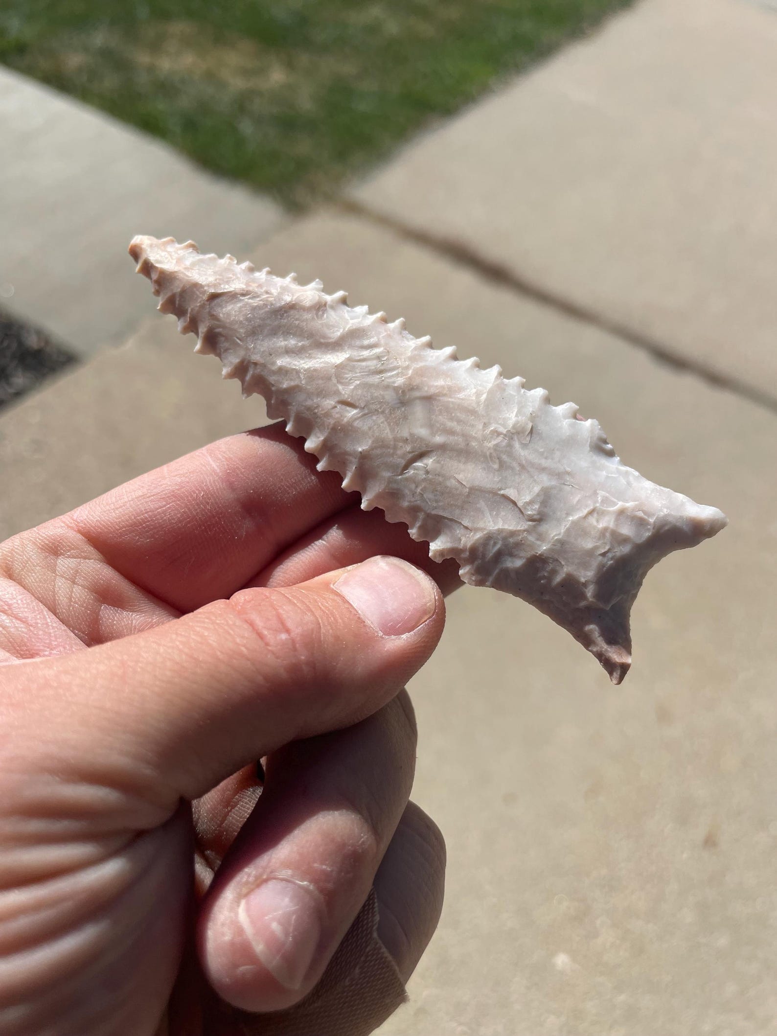 Arrowhead Point Dalton Serrated - Stone Arrowhead - Flintknapped ...