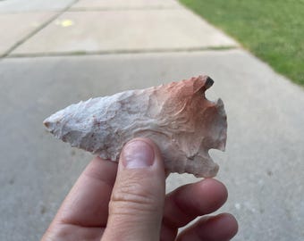 Arrowhead Point Hardin - Stone Arrowhead - Flintknapped Arrowhead ...