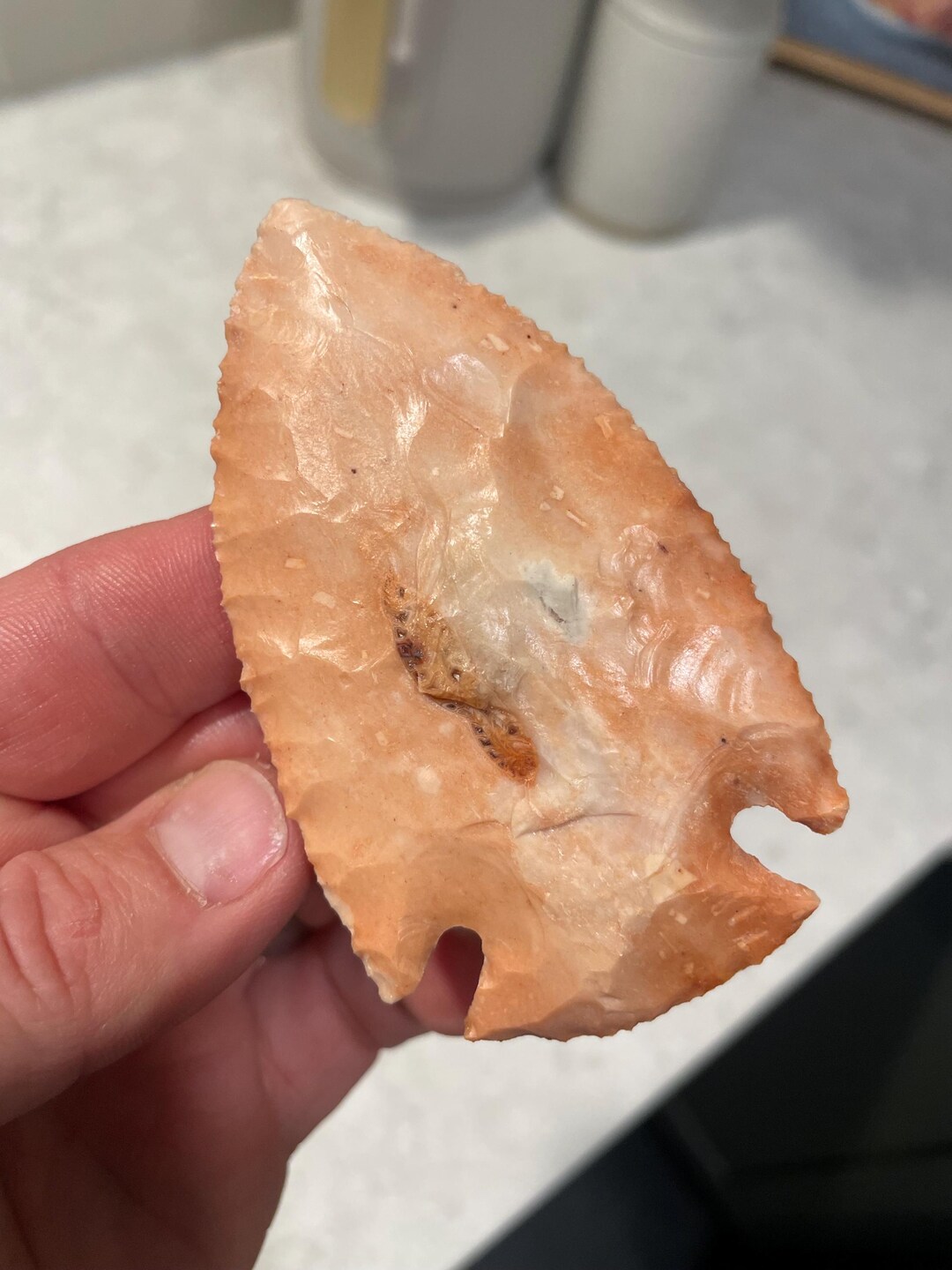 Arrowhead Point - Stone Arrowhead - Flintknapped Arrowhead - Homemade ...