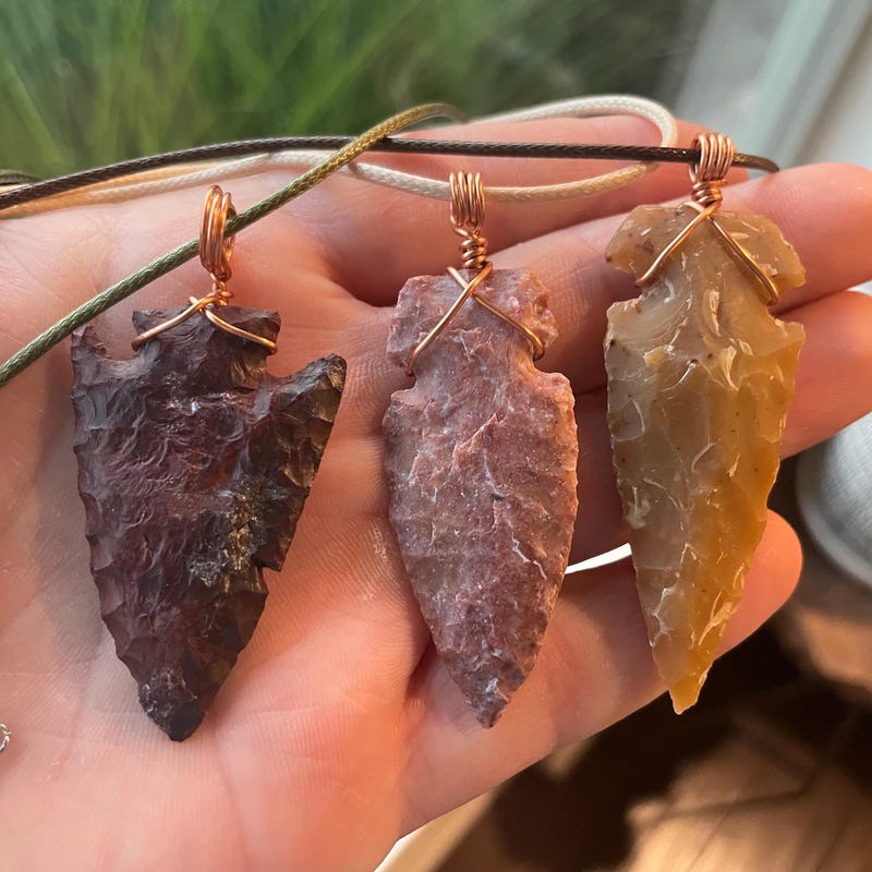 Arrowhead Necklace - Etsy